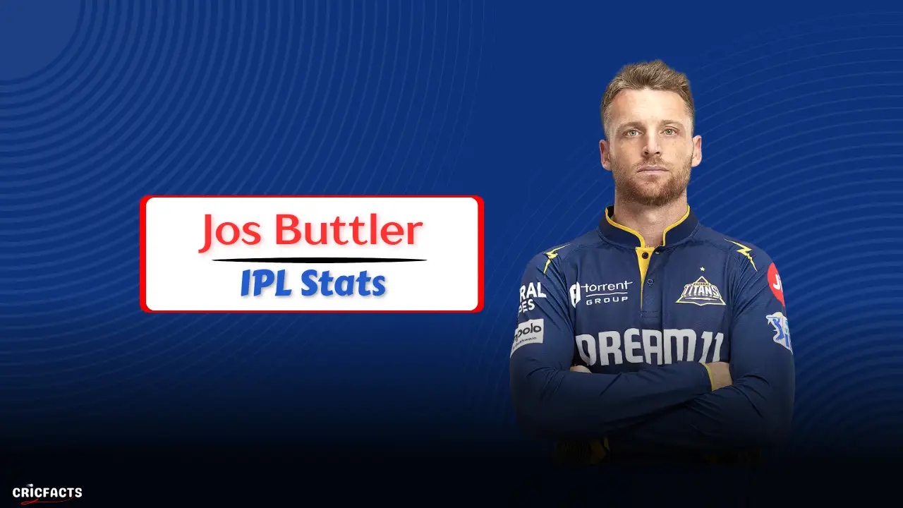 Jos Buttler IPL 2026 Stats, Price, Runs, Age, Century, Debut & Team