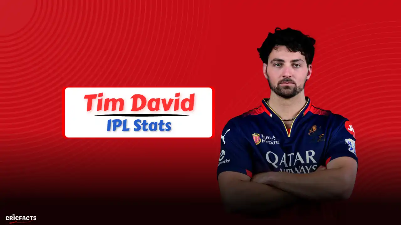 Tim David IPL 2026 Stats, Price, Team, Runs, Salary & Career Records