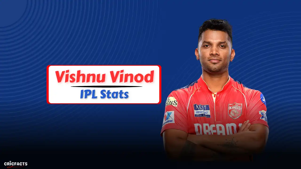 Vishnu Vinod IPL 2026 Stats, Team, Price, Salary, Runs & Career Records